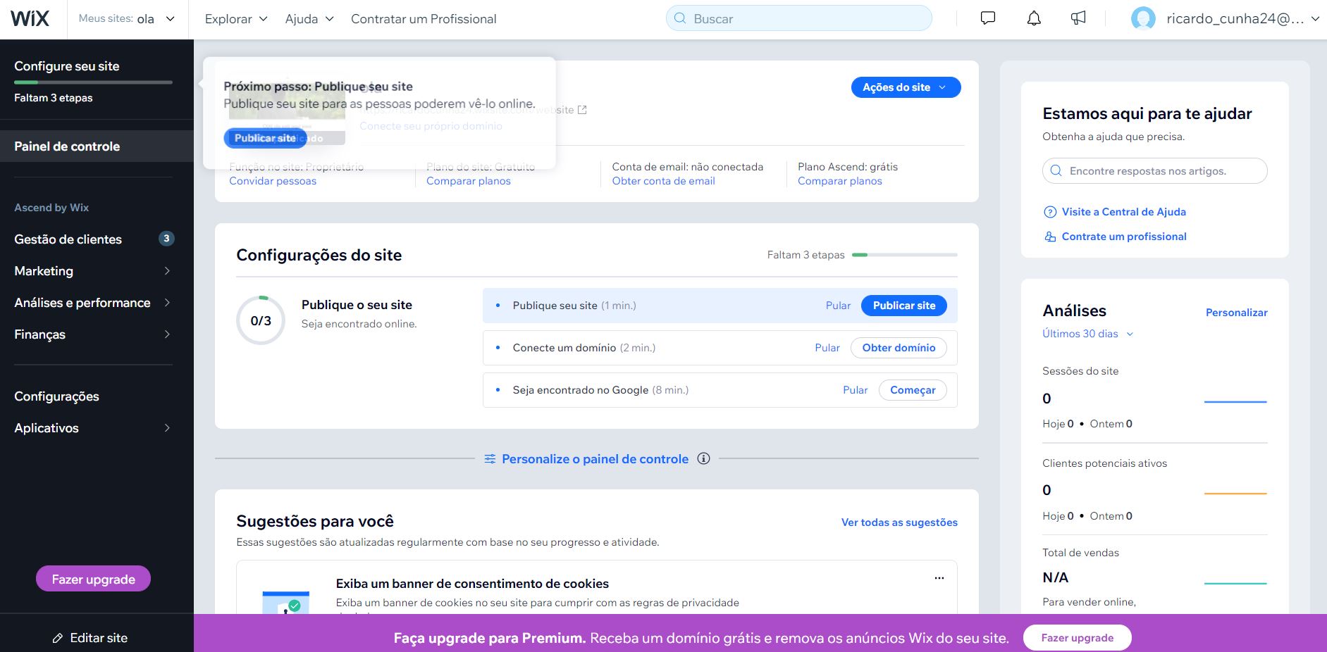 Saiba como criar um site Wix em 10 Passos Simples? Saiba como criar um site Wix em 10 Passos Simples?